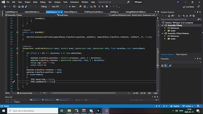 Make A Clean Unity C Sharp Script For You By Pammerjoe Fiverr