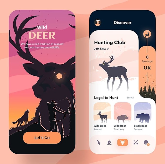 Design A Creative And Unique Mobile App Ui By Diondaru