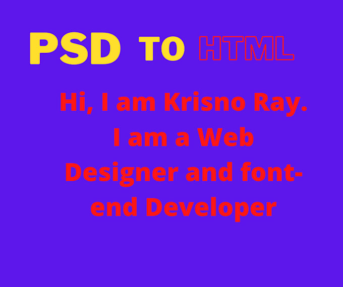 Convert Psd To Html With Responsive Design Using Bootstrap By Krisno