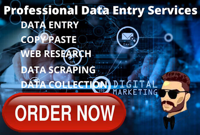 Do Excel Data Entry Data Mining Data Scraping And Web Research By