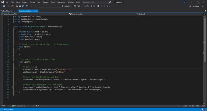Write Unity Script In C Sharp By Ranahakim501 Fiverr