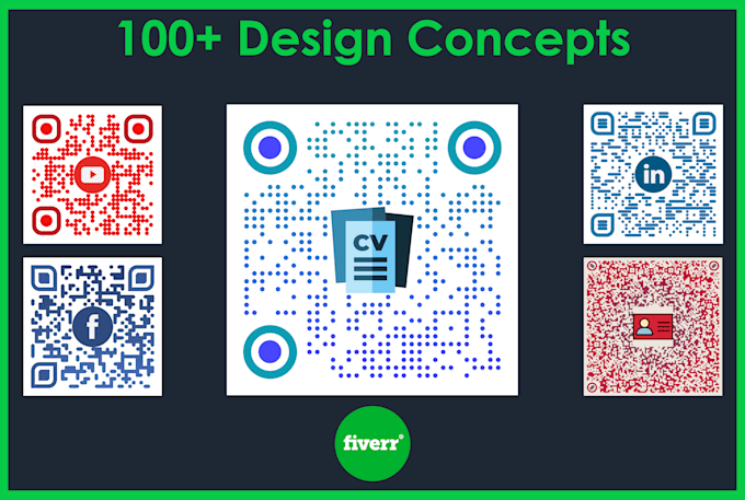 Create Unique Custom Designer Qr Codes By Yvsravan2000 Fiverr