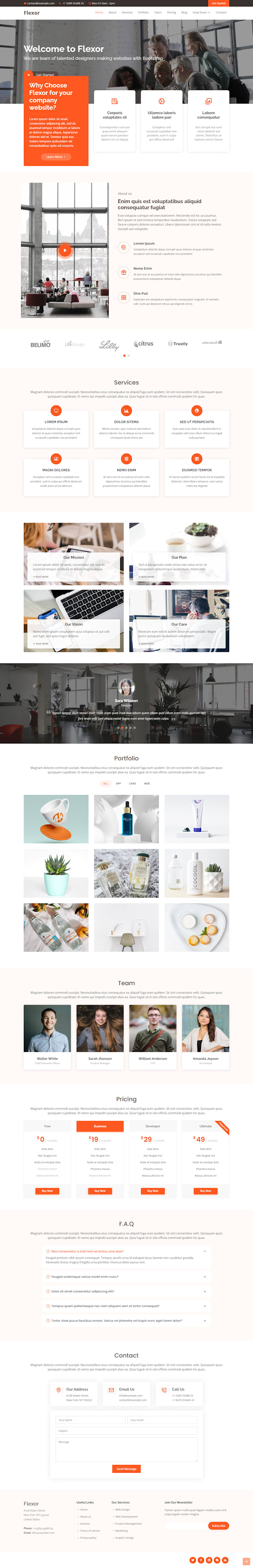 Create Professional Websites Using Html5 Css3 Bootstrap4 By Webera11