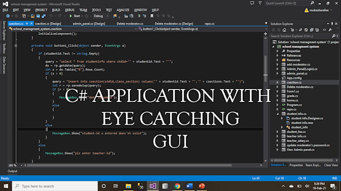 Develop Amazing Vb Dot Net And C Sharp Application By Mubasharali138