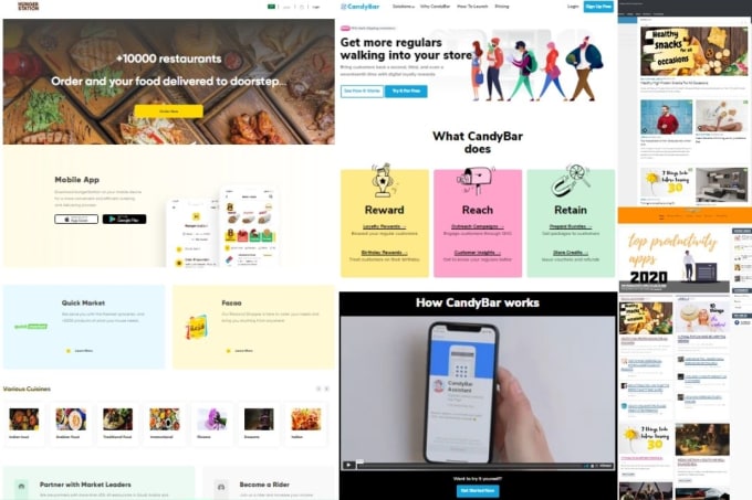 Develop Web Front End React Js Html Css Javascript Frontend Responsive