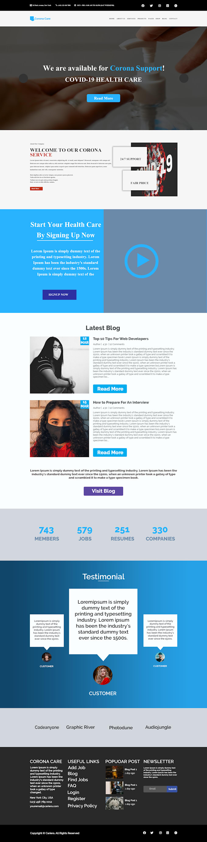 Develop Responsive Website With Html Css Bootstrap And Javascript By