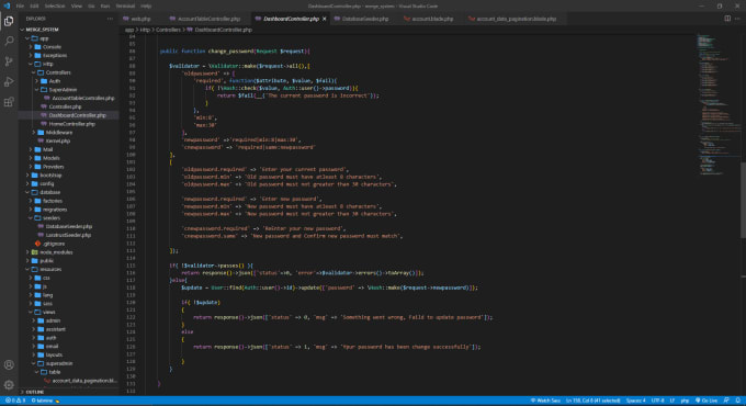 Create Website Using Php Javascript Html Css And Laravel By Rhanrhan