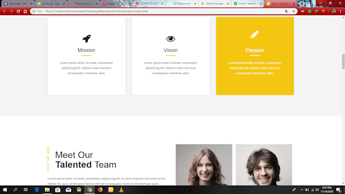 Do Your Front End Web Developer Html Css Bootstrap5 Javascript By