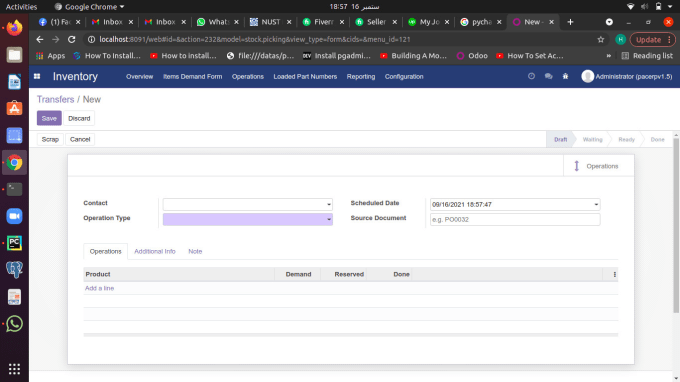 Install Odoo And Configure It With Pycharm On Ubuntu Server Or