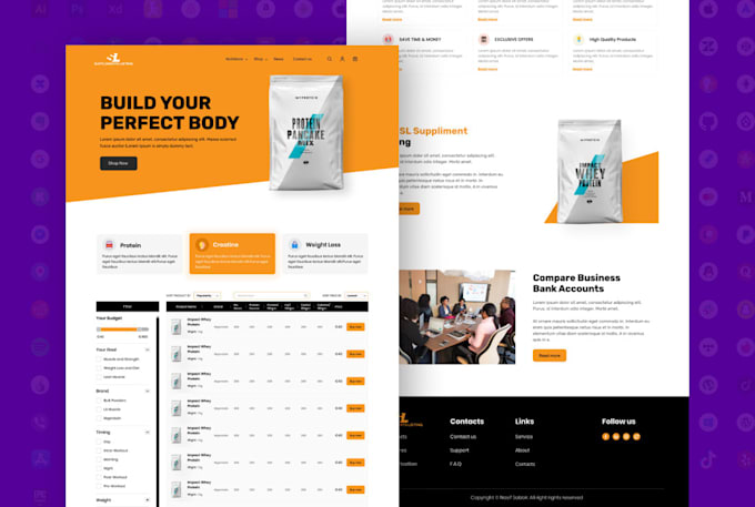 Create Html Css Javascript Responsive Website By Komaltoor Fiverr