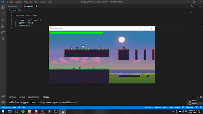 Make A 2d Platformer In Pygame By Neviogz91 Fiverr