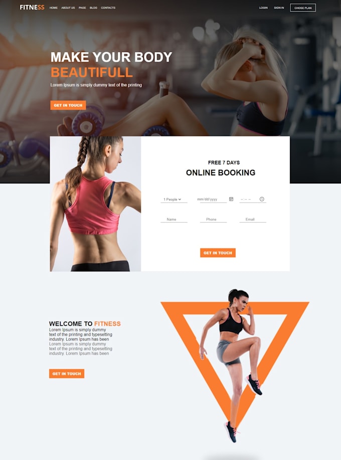 Convert Psd File To Html Using Html5 Css3 Bootstrap5 By