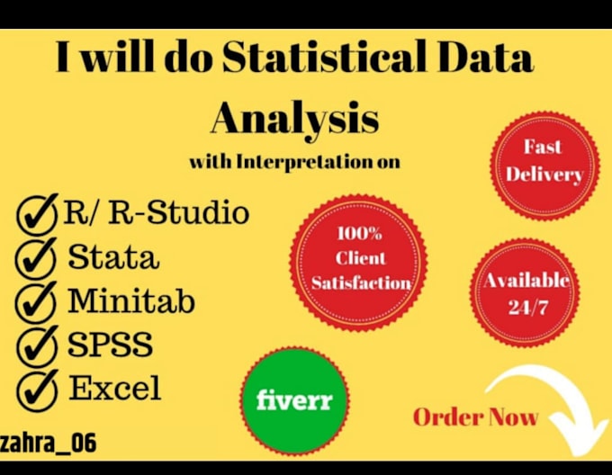 Do Any Statistical Project Of Spss R Programming Python And Tableau By Angelaqueens Fiverr