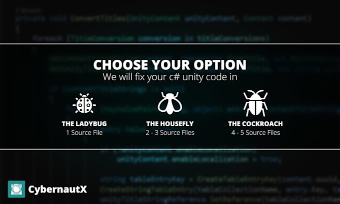 Debug Your Unity Game Csharp Code By Cybernautx Fiverr