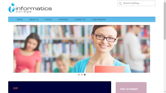 Develop A Custom Responsive Website Using Html Css Javascript And Php