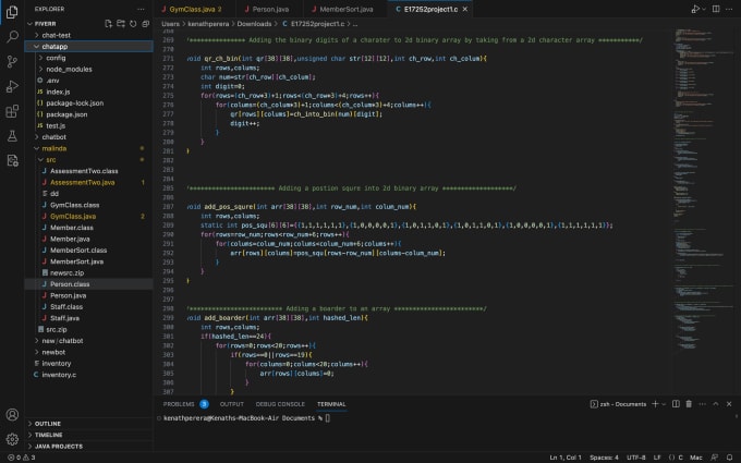 Do C Cpp Python Java Programming Tasks And Projects By Kenathperera658