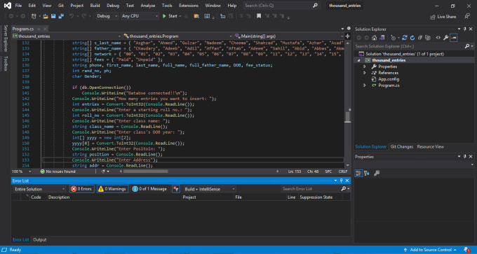Develop Debug And Modify C Cpp C Sharp Python Console Gui Programs