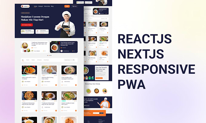 Do Frontend Web Development In React Nextjs Vue Tailwindcss By Santoadji Fiverr