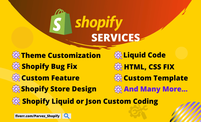 Do Shopify Custom Coding Bug Fix Liquid Html Css Js And Theme
