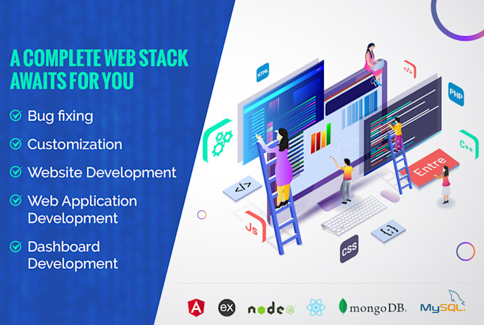 Develop A Full Stack Web App Using Reactjs Angular Nodejs By