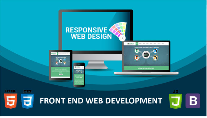 Develop Frontend Using Html Css Scss Bootstrap Javascript By Muhammad