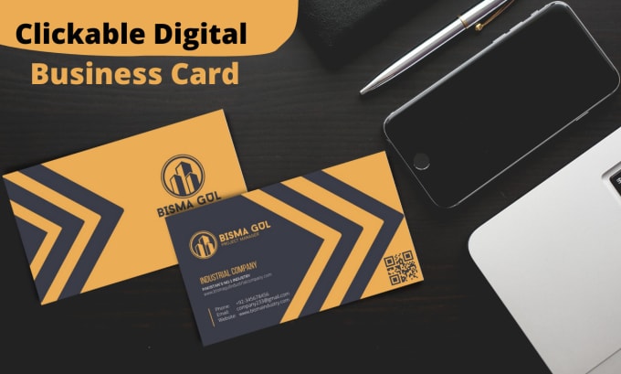 Design Printable And Clickable Digital Business Cards By Bismagul275