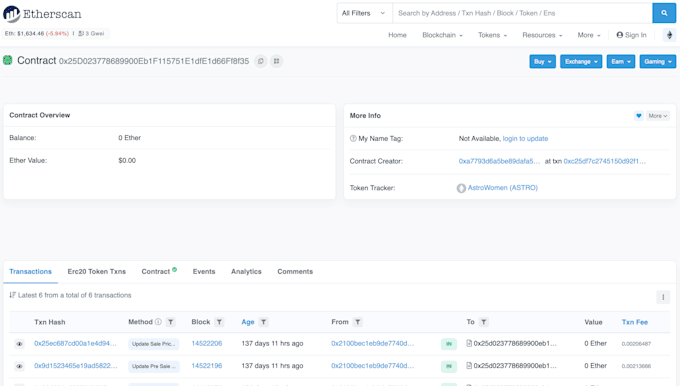Create Custom Eth Bsc Sol Matic Or Avax Smart Contract And Minting
