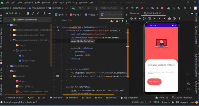 Create A Mobile App Using Android Studio Kotlin By Joyboy Dz Fiverr