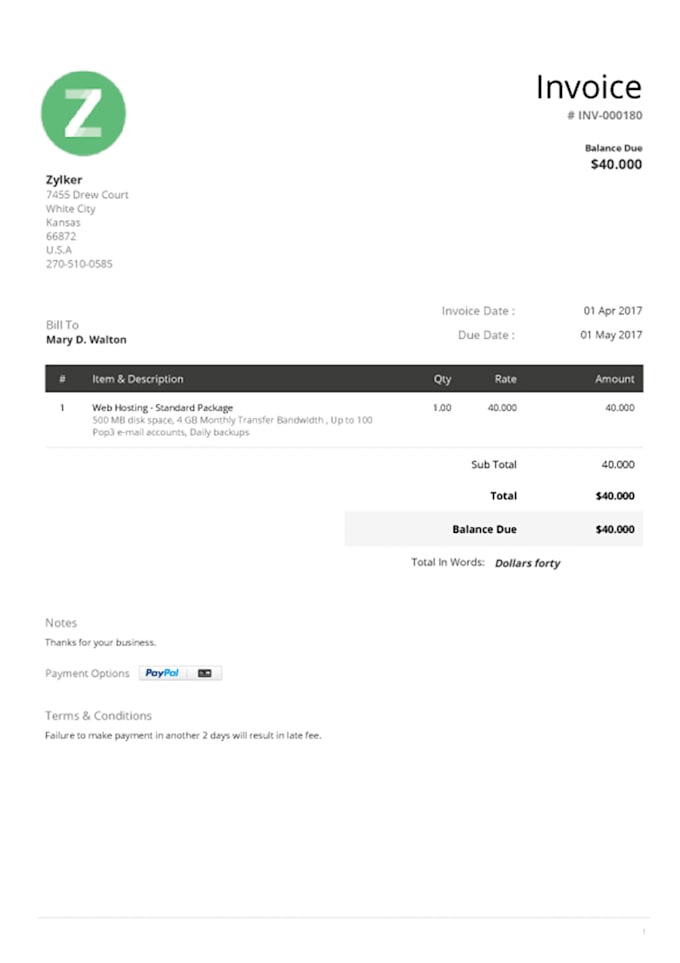 Create Automated Invoice Templates Using Word And Excel By Sana2708