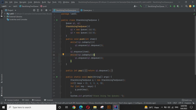 Do Data Structures And Algorithms Tasks And Projects In Java And Cpp
