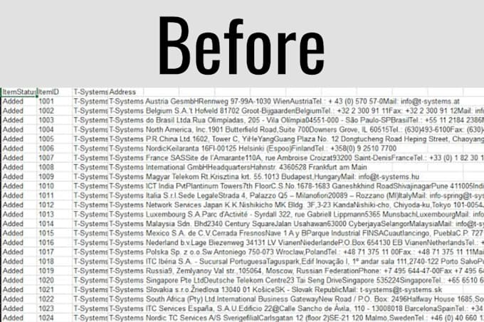 Do Excel Data Cleaning Formatting Data Clean Up By Prayagwaje Fiverr