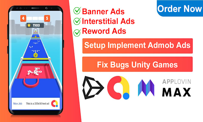 Integrate Implement Admob Ads Fix Bugs In Your Unity Games Boost Your