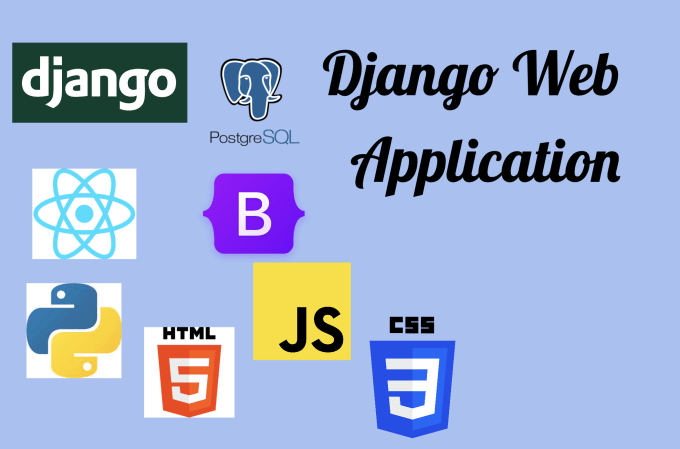 Develop Python Django React Bootstrap Js Full Stack Web App With