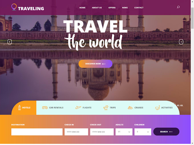 Develop Responsive Static Website Using Reactjs Html Css Js And