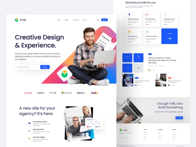 Be Your Front End Web Developer Using Html Css Bootstrap Javascript And