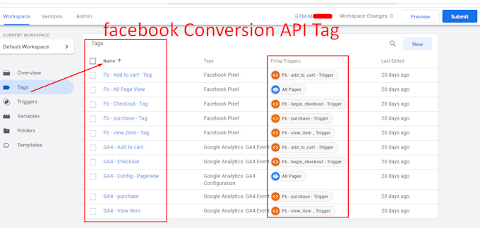 Setup Facebook Pixel Conversion Api Server Side Tracking With Gtm Ios