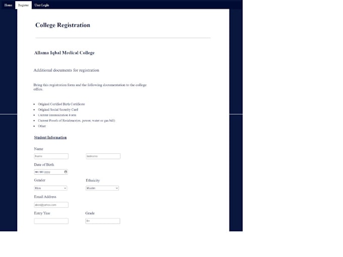 Do Html Css Web Design By Zoha Iqbal Fiverr