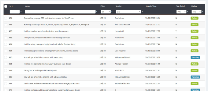 Create Jquery Jqgrid Datatables And Add Ajax Server Side Datatables
