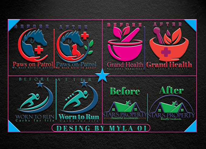 Redesign Redraw And Vectorize Your Old Logo By Myla Fiverr