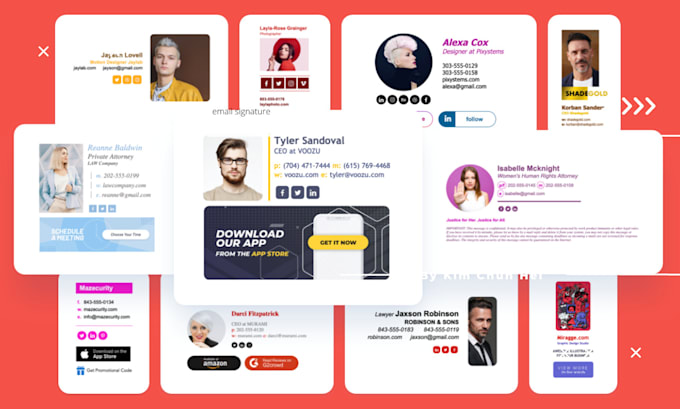 Create Html Email Signature Clickable Html Email Signature By Badol