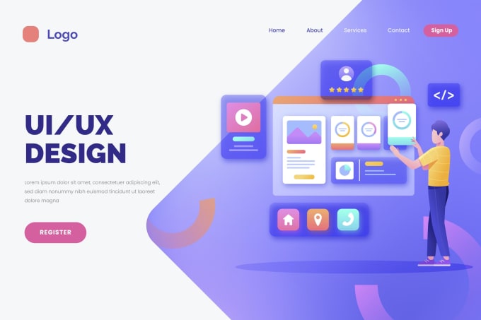 Create Custom Landing Page Using Tailwind Css By Centralai Fiverr
