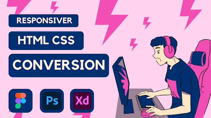 Convert Figma To Html Psd To Html Bootstrap Responsive Landing Page