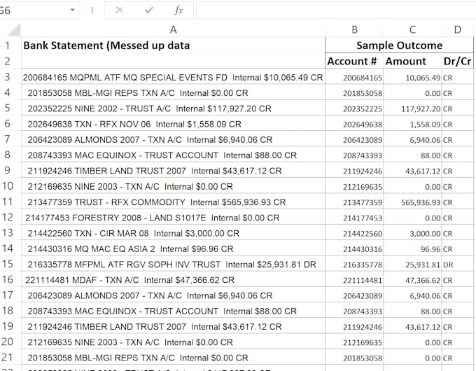 Do Ms Excel Data Entry Data Formatting And Data Cleaning By Paneru