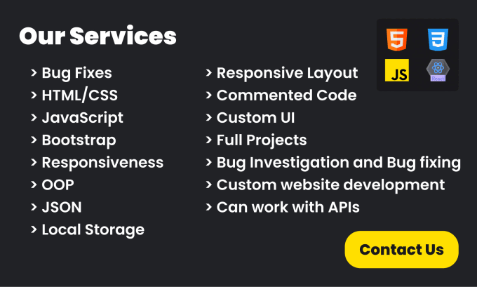 Do Html Css Bug Fix Fix Javascript Fix Responsive Design By Easy