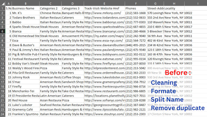 Clean Merge Excel And Csv Data And Orgnize By Sameer20719 Fiverr