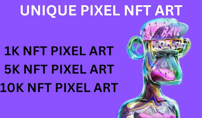 Create 10k Unique Nft Art Nft Pixel Art Nft Fan Art Nft Collection