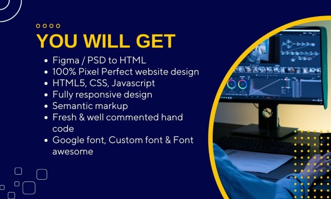 Develop Responsive Front End Website Using Html Css Bootstrap Reactjs