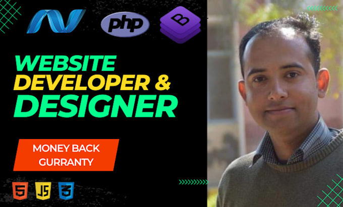Create A Clean And Responsive Website Using Html Css Bootstrap And Asp