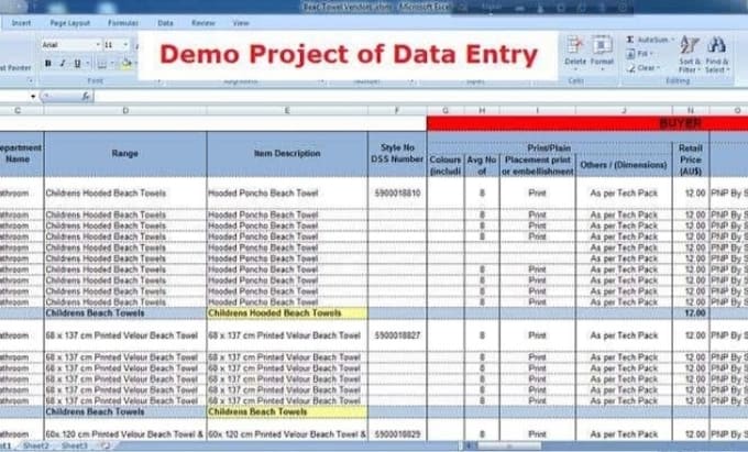 Do Excel Data Entry For Web Research Data Mining Copy Paste By