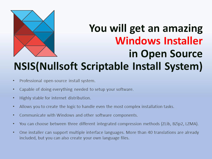 Make A Nsis Windows Installer In Nullsoft Scriptable Install System By